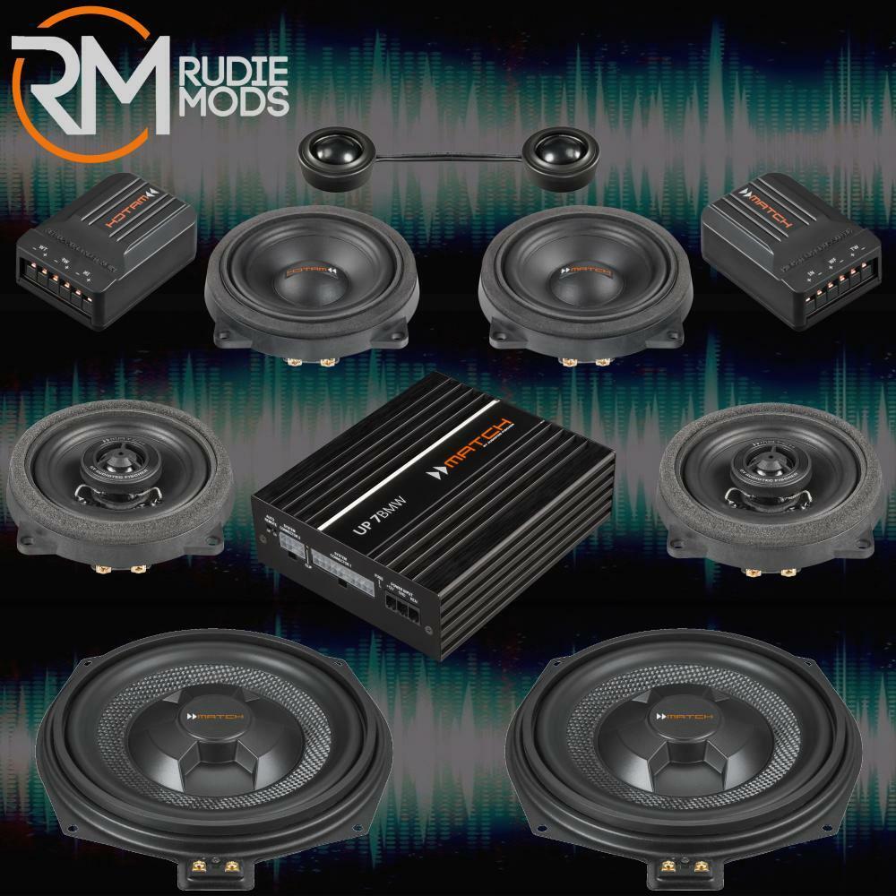 Rudiemods MATCH Stage 2 DSP Speaker Upgrade For BMW X4 G02 SUV HIFI Sy